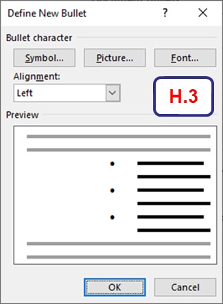 Định dạng Bullets, Numbering – Nhathacomputer.com