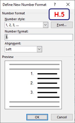 Định dạng Bullets, Numbering – Nhathacomputer.com